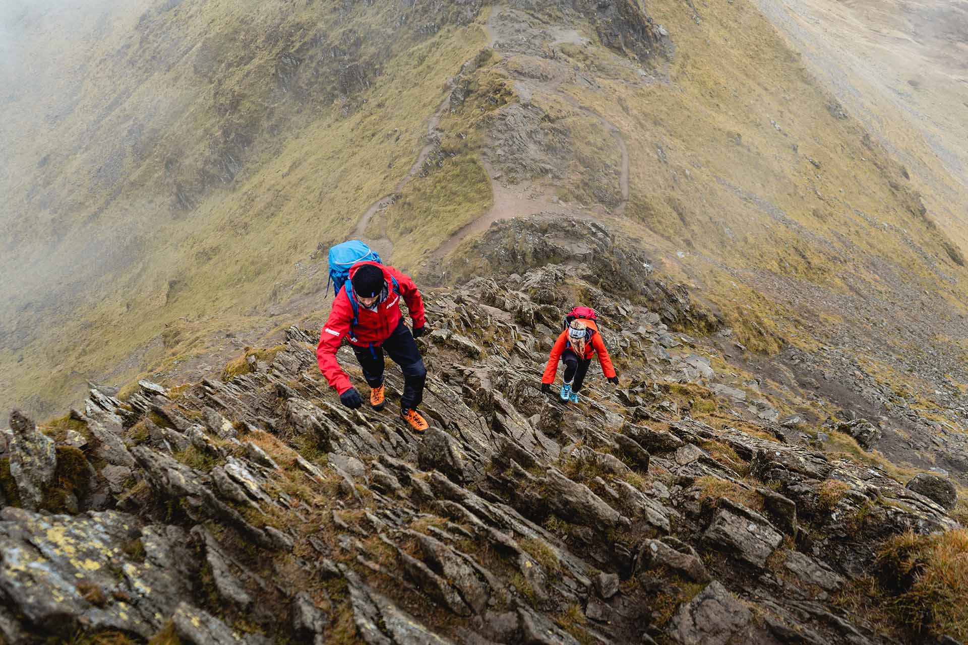 Content Marketing: A Guided Scramble of Striding Edge with Mammut | nativve