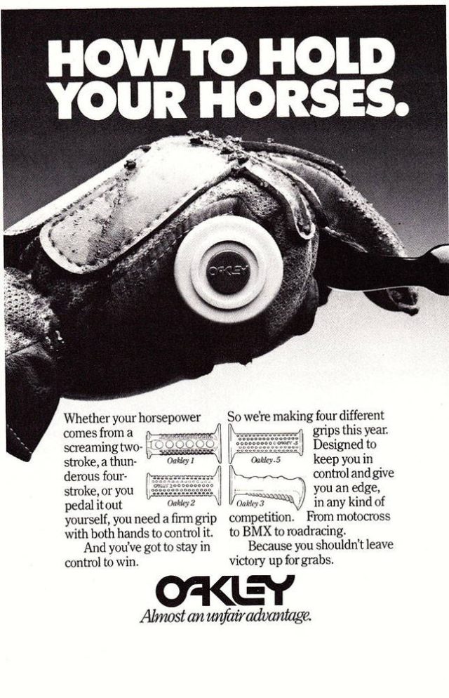 Stuff We Like: Old Oakley Ads | nativve